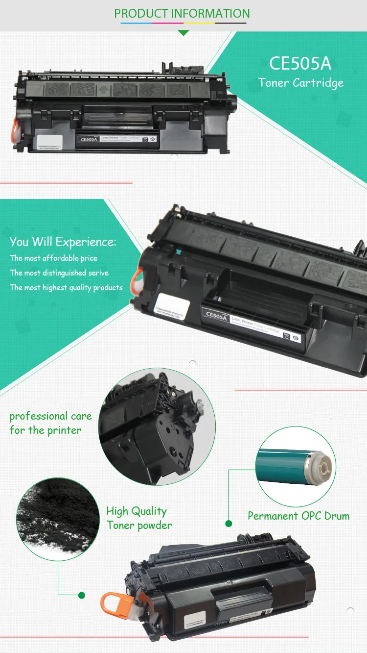 Gs Toner Cartridge Ce505a Compatible For Hp 2035 2055 Laserjet Printer ...