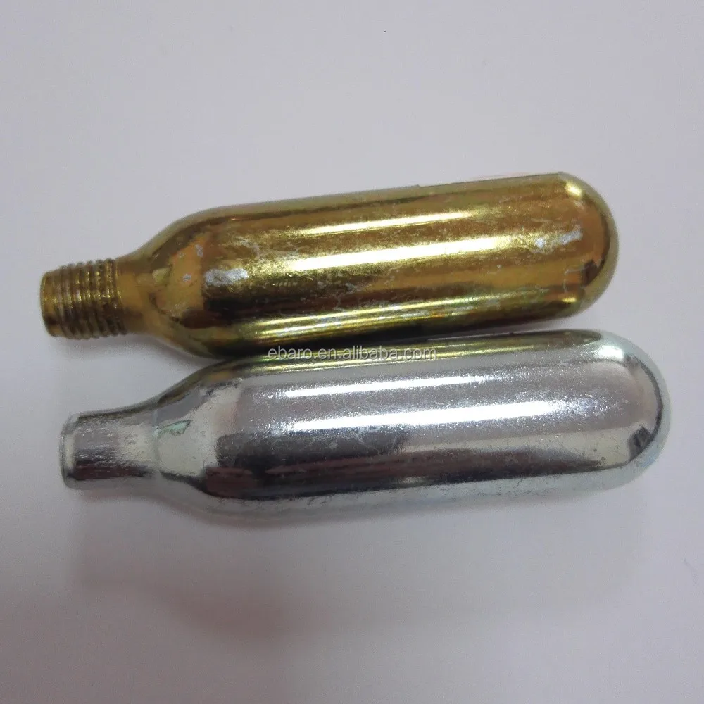 Food Grade 8gram Co2 N2o Threaded Cartridge Co2 N2o Cylinder For Cream ...