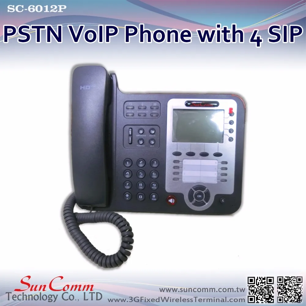 Sc-6012p Pstn Ip Phone With 4 Sip Line,Pstn,Busy Lamp Field,Expansion ...