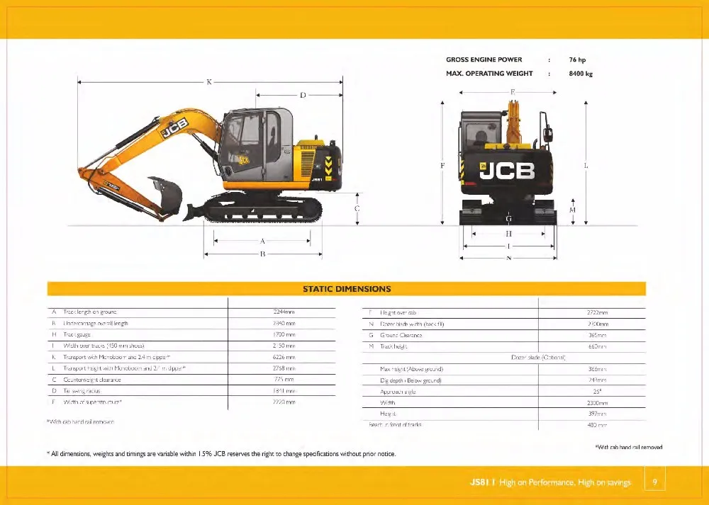 Jcb Js 81tracked Excavator - Buy Mini Excavator,Crowler Excavator ...