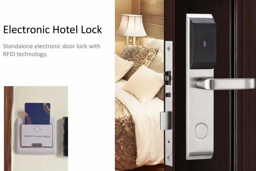 Digital RFID Card Hotel Door Lock - E3041 for 3 Star Hotels