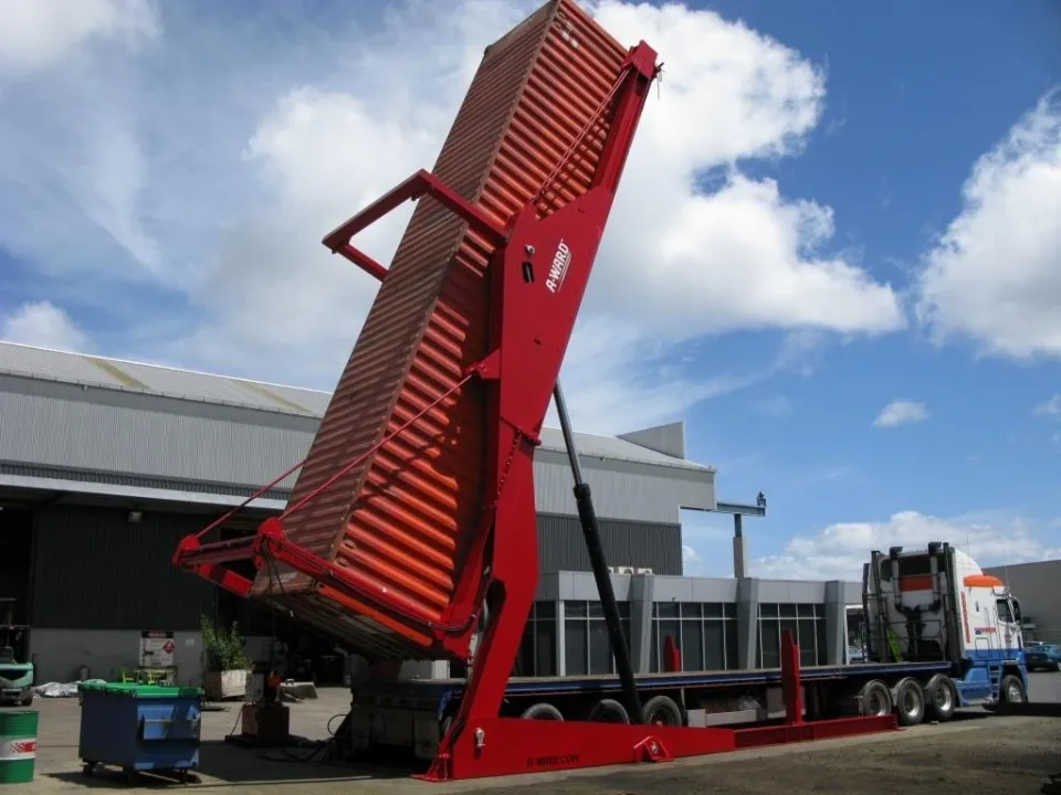20ft,40ft Hydraulic Container Tilter - Reliable & Durable