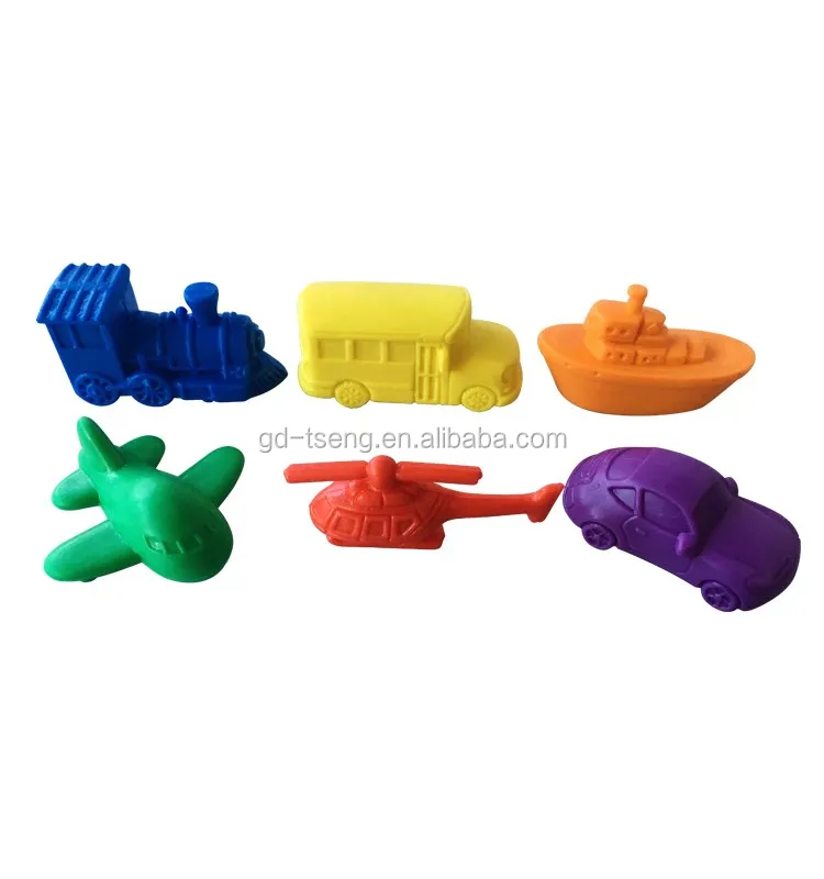 Transportations Math Counters 72pcs Vehicle Counters 6 Shape 6 Color ...