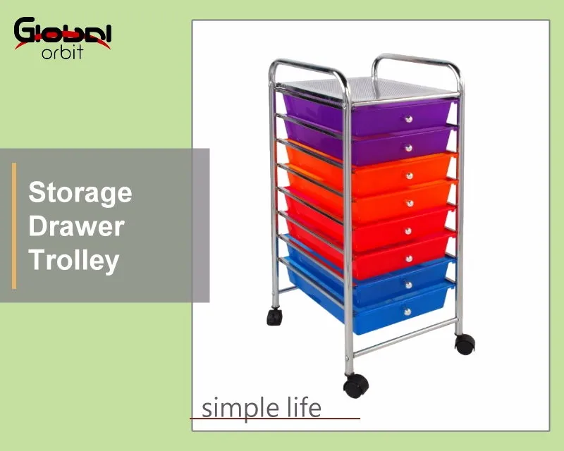 Office Trolley Drawer Cabinet Metal Trolley Cart Plastic Trolley For ...