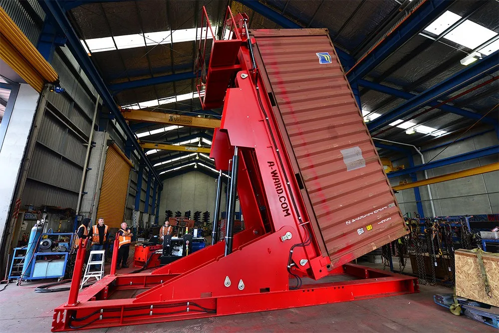 20ft,40ft Hydraulic Container Tilter - Reliable & Durable