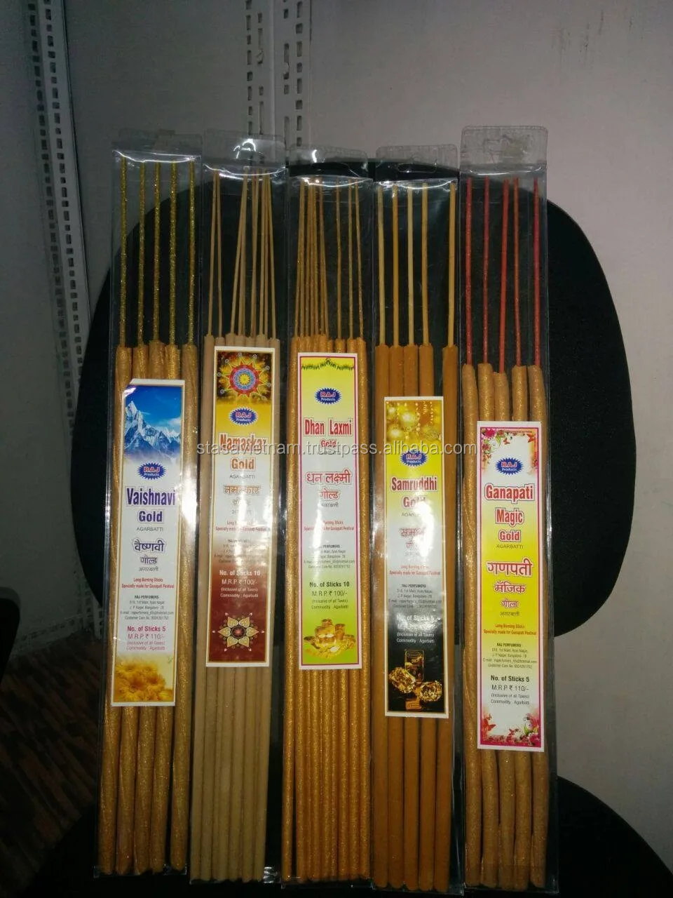Golden_incense_sticks Made In Vietnam With India Market Packing - Buy ...