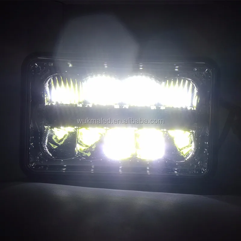 4 X 6'' Led Sealed Beam Headlight High/low Beam With Parking Light ...