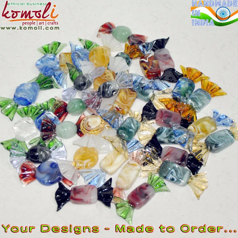 Handmade Murano Glass Candy - Decorative Toffee Figurines