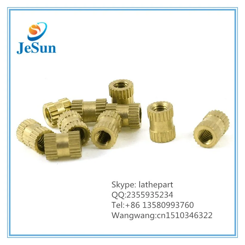 Oem Straight Knurling M3 M5 M6 Brass Inserts Nut,M5 Small Brass Nuts ...