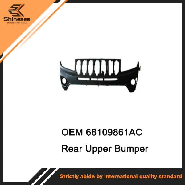 Body Parts Black Upper Rear Parachoque Bumper For Jeep Compass ...