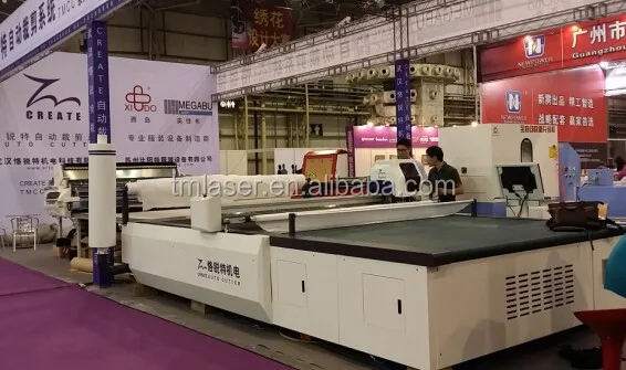 Automatic Fabric Cutting Machine For Garment Fabric Multi Layer Cutting ...