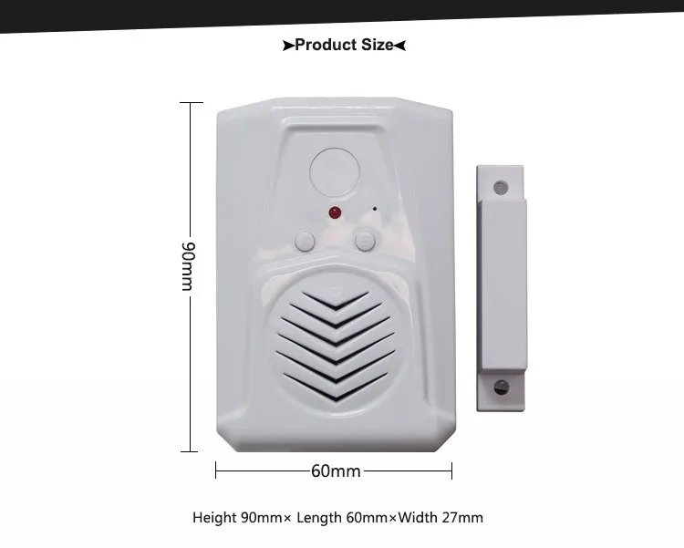 Battery Operated Loud Voice Warehouse Talking Door Bell Anti Theft ...