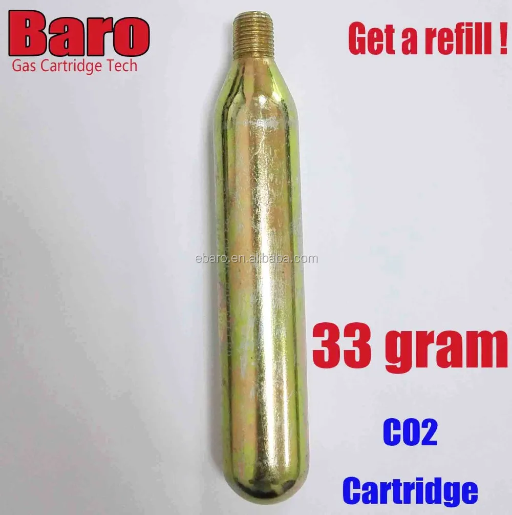 33g 1/2 Threaded Co2 Cartridge - Buy 33g Co2 Cartridge,Life Jacket Co2 ...