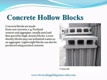 Concrete Hollow Blocks (chb) - Buy Concrete Hollow Block Hardener ...