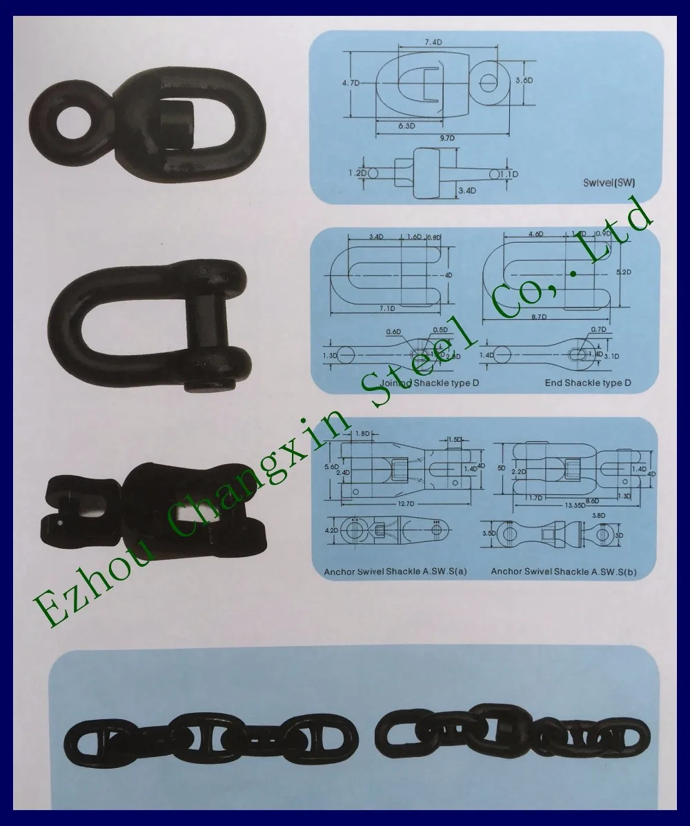 Anchor Chain Parts Kenter Shackle - Fast Delivery & Price