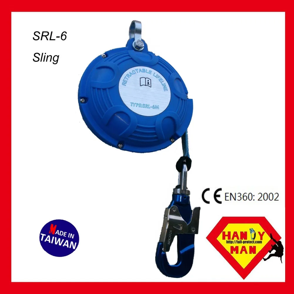 Srl-6 With Swivel Hook Ce En360 6m Sling Self Retractable Lifeline ...