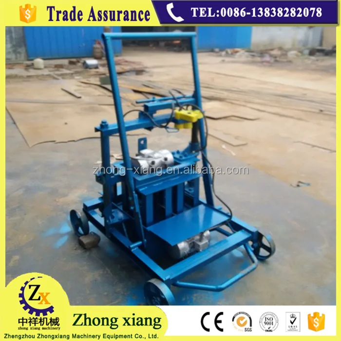 Hand Operated Small Scale Used Concrete Block Making Machine For Sale ...