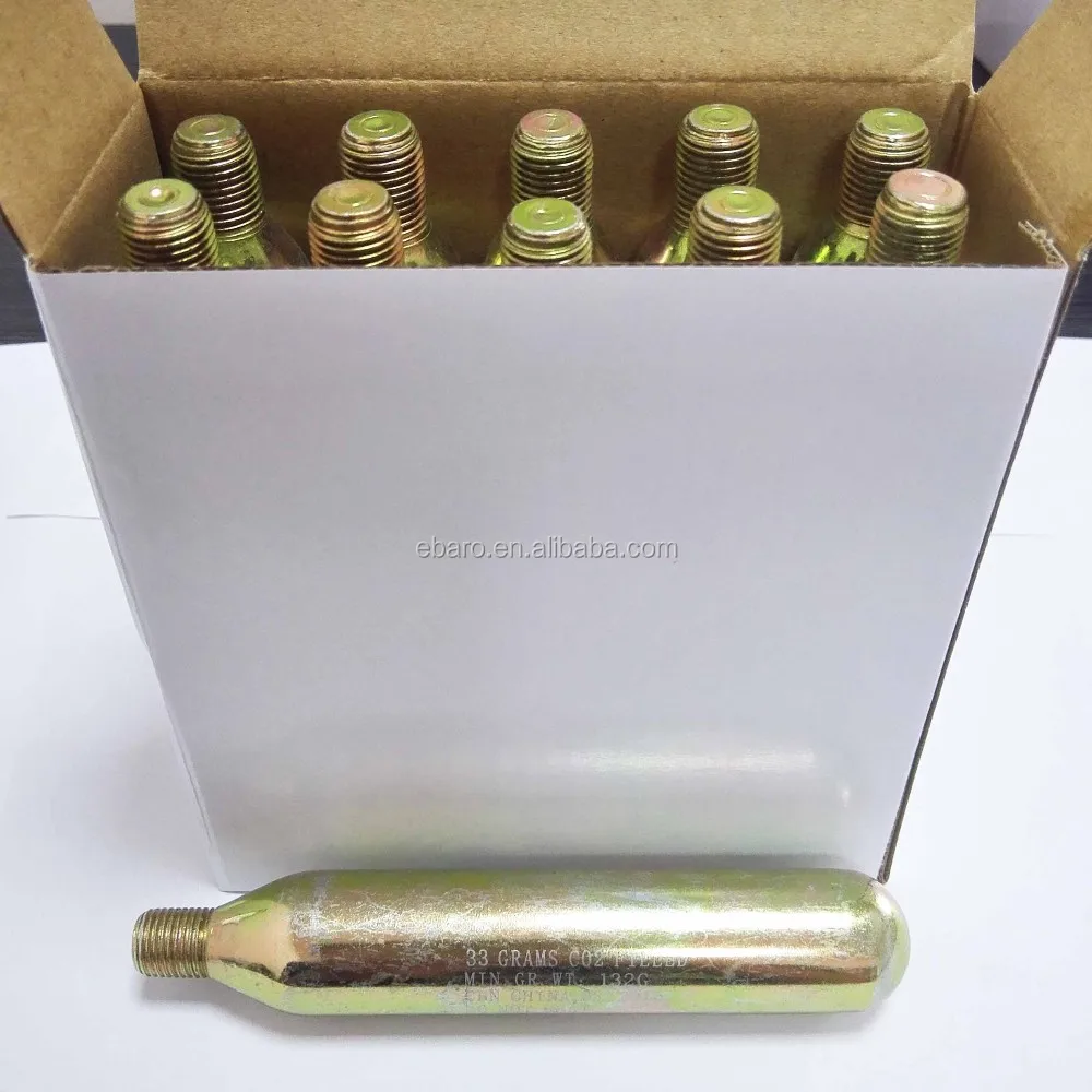 33g 1/2 Threaded Co2 Cartridge - Buy 33g Co2 Cartridge,Life Jacket Co2 Cylinder,33g 1/2 Threaded ...