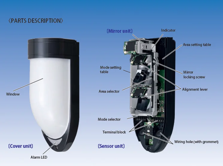 Durable And High Quality Pir Case Takex Sensor For Indoor And Outdoor ...