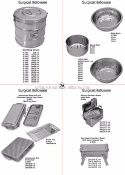 Stainless Steel Surgical Sterilizing Drum/lotion Bowl/perforated ...