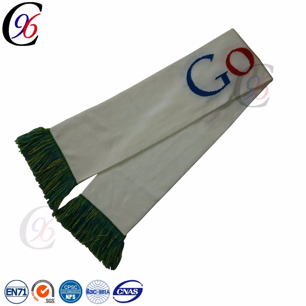 Chengxing Custom Wholesale Football Fan Scarf Acrylic Soccer Team Fan ...