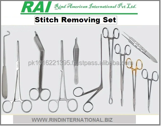 Instrument Set Iv Cut Down - Buy Suture Removal Kit Stitch Removal ...
