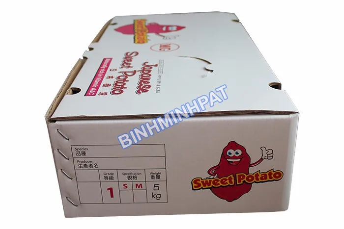 Carton Box Corrugated Packaging For Sweet Potato Export Boxes ...