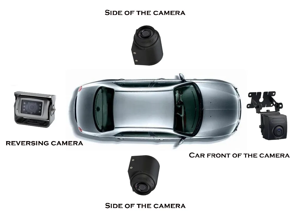 Ip68 Waterproof Ccd Car Side View Camera System - Buy Truck Side View ...