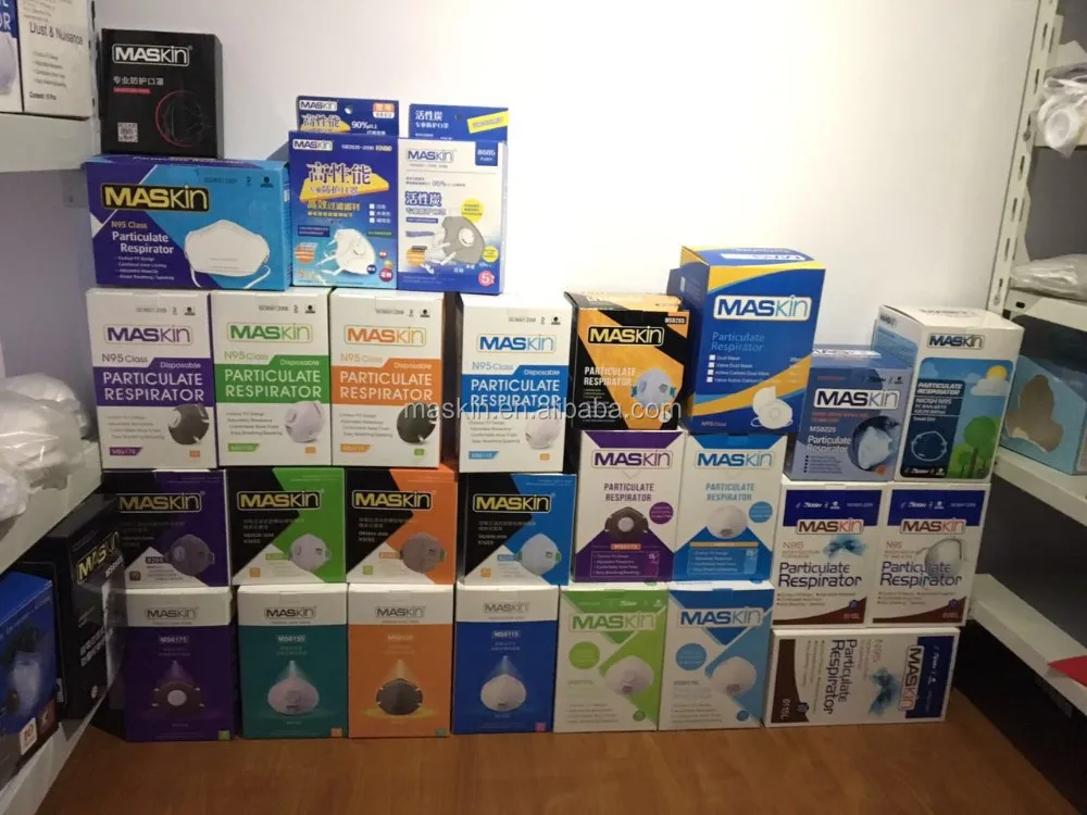Box-packed Protect Breath Latex Free Half Face Mask for Fumes CE FFP1 ...