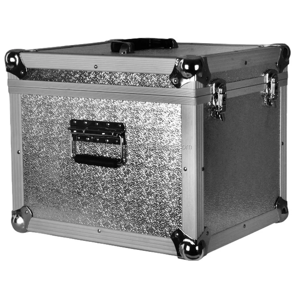 Media Aluminium Storage Dj Case For Vinyl Lp Records Case 12 Inch Dj ...