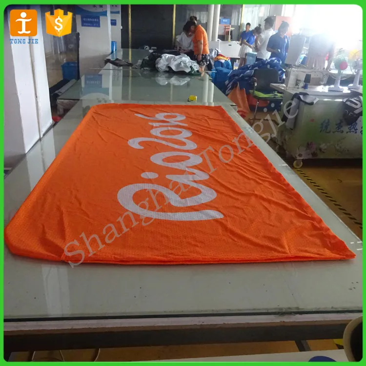 Printed Custom Logo Crowd Control Mesh Pvc Vinyl Barricade Barrier ...