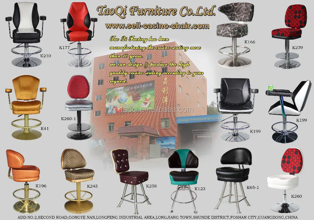 New Style Vip Casino Chair,Slot Machine Chair,Poker Chairs,Used Bar ...