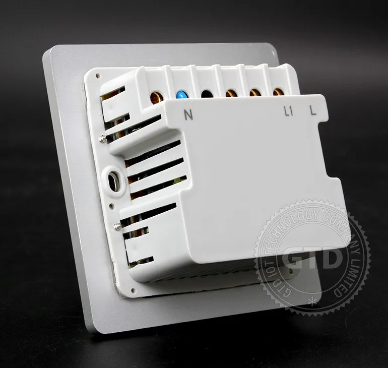 Ultra-thin Touch Glass Screen Panel 1 Gang Dimmer Light Switch - Buy ...