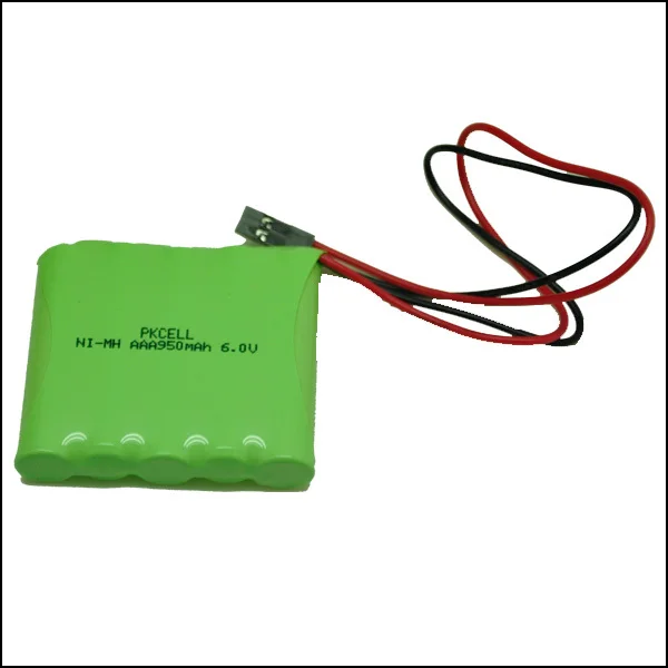 Triangle Shape Ni-Mh 3*AAA 600mah Battery Pack for Emergency Light