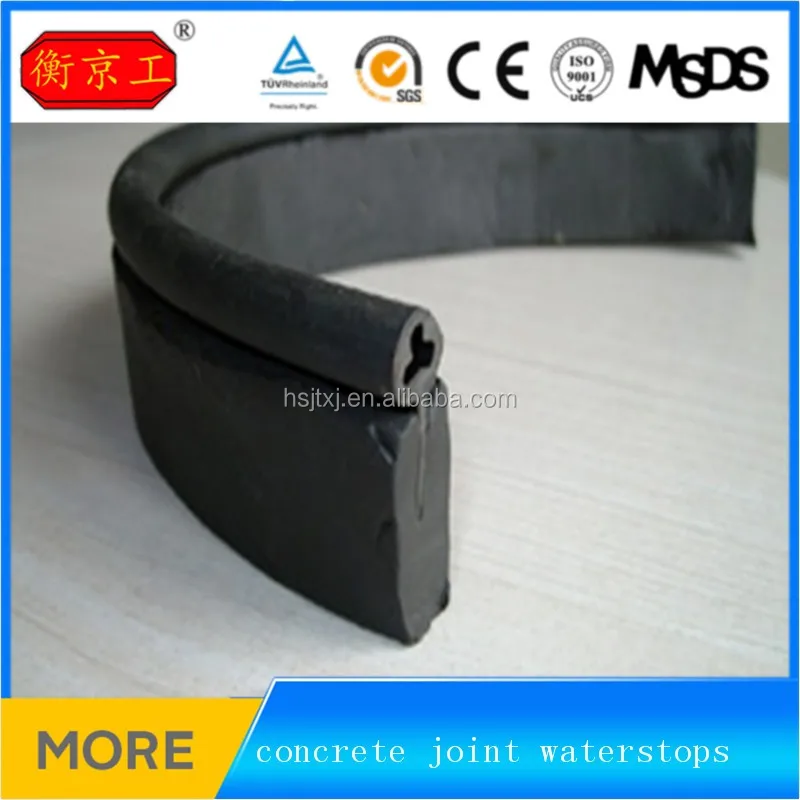Grouting-pipe Typed Rubber Water Stop Bar For Concrete Construction ...