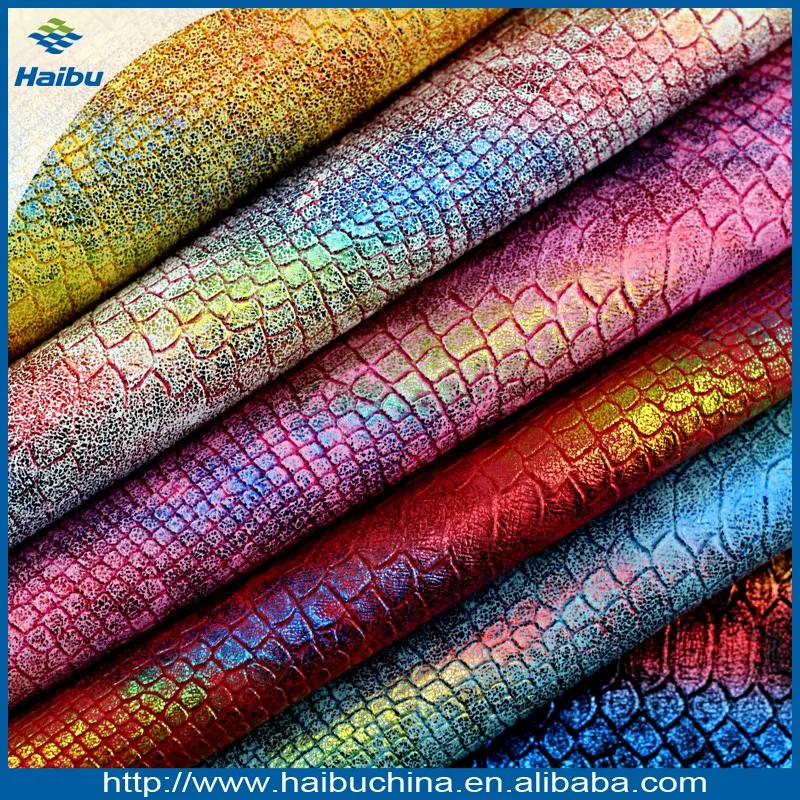 2018 Charming Snake Skin Material For Bags Making Pvc Artificial ...
