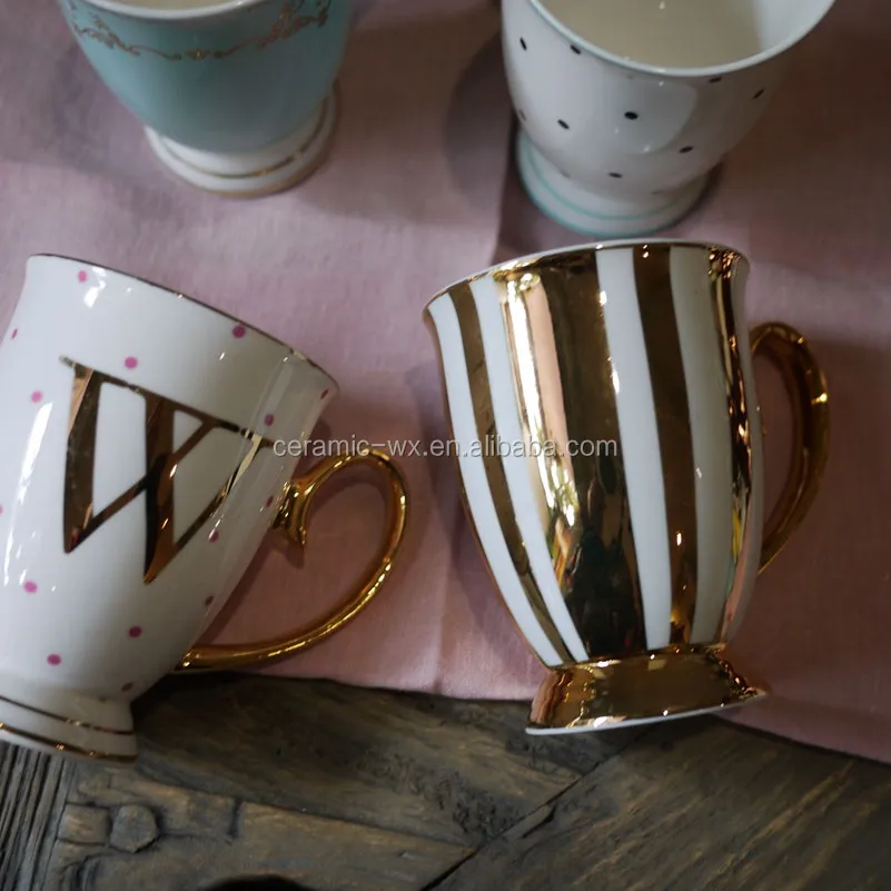 Gold Initial Mug With Custom Name/ Personalized Coffee Mugs - Buy Gold ...