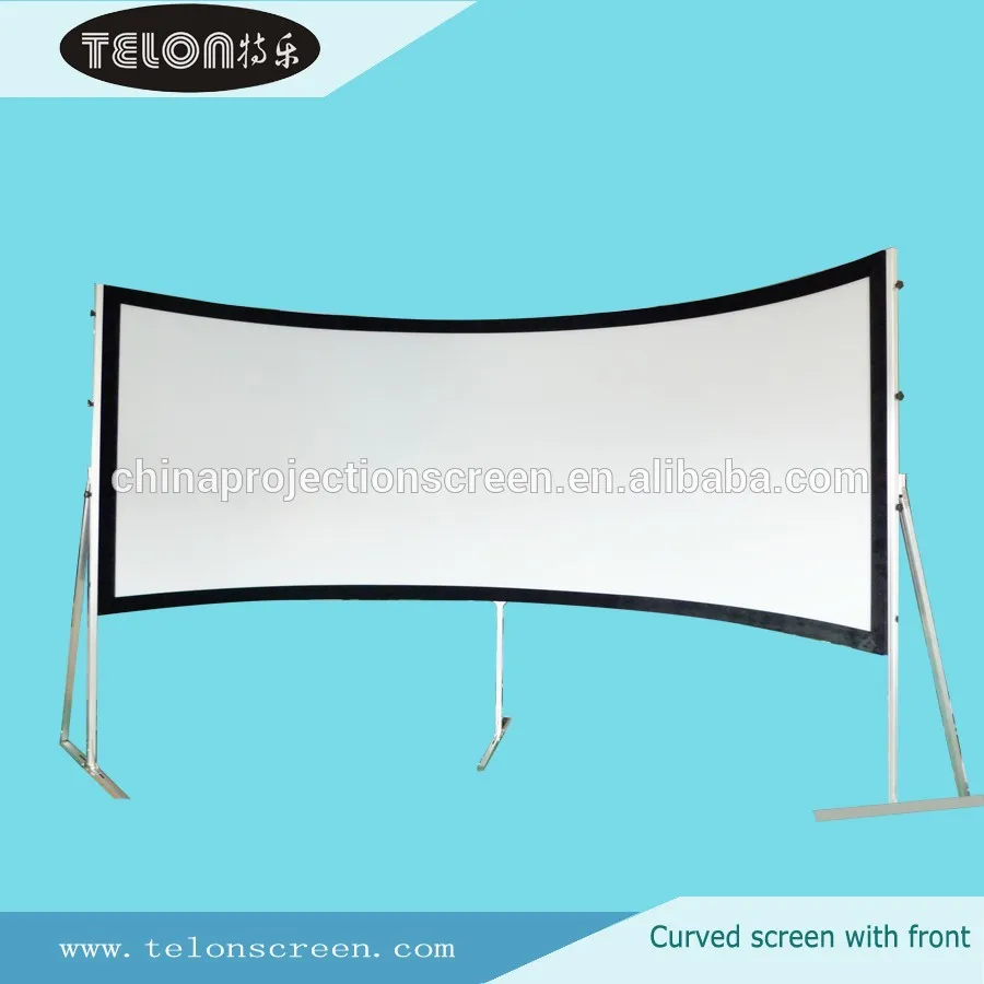 Supplier Customized 360 Degree Curved Projection Screen With High Gain ...
