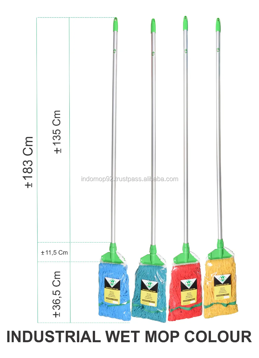 Best Seller High Quality Cotton Industrial Wet Mop Colour - Buy ...