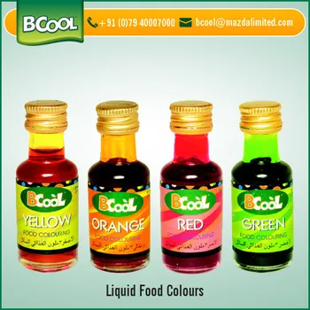 Food Coloring Liquid Available In Smart Packing For Bulk Buyers - Buy ...