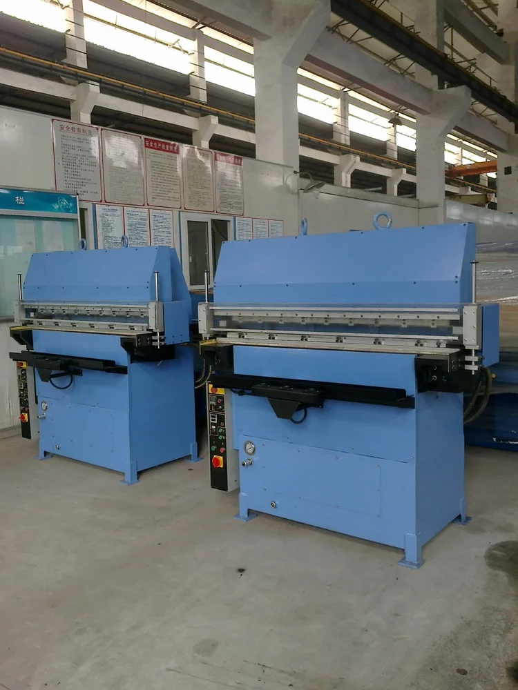 Plane Hydraulic Leather Belt Stamping Machine by Honggang