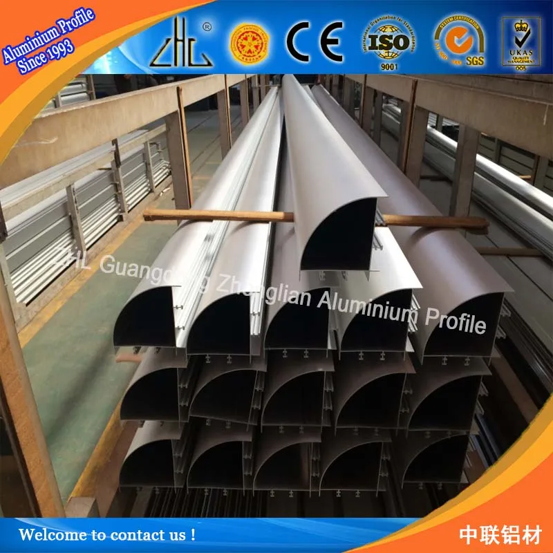 6000 Series Triangular Shape Aluminum Extrusion Profiles / Custom V ...