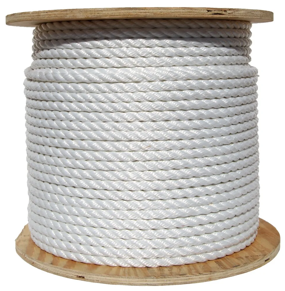 Top Selling 1/2" Polyester 3-strand Hawser Rope For Boats - Buy 1/2 ...