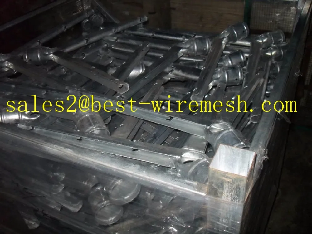 Single Barbed Wire Arms,Double V Barbed Wire Arm - Buy Fence Barb Wire ...