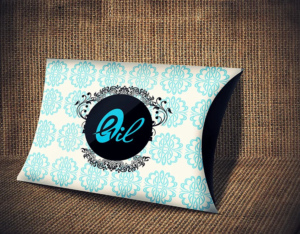Pillow Shaped Boxes With Custom Printed Patterns - Buy Custom Printed ...