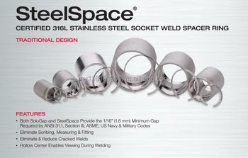 Steelspace - Stainless Steel Socket Weld Spacer Ring - Buy Socket Weld ...
