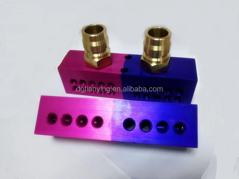 Aluminum Water Manifold Distribution Block - Buy Aluminum Water ...