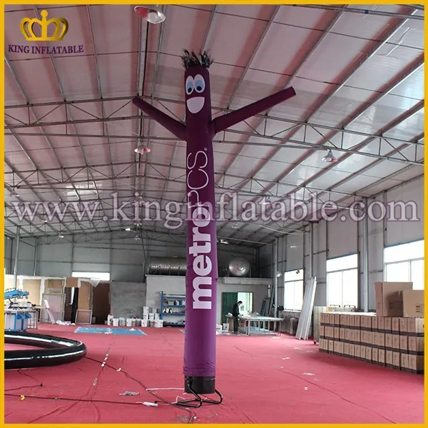 Colorful Single Leg Inflatable Air Dancers Inflatable Wave Man For ...