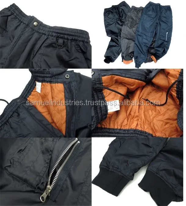 Nylon Bomber Pants/taslan Bomber Pants/bomber Trouser With Orange ...