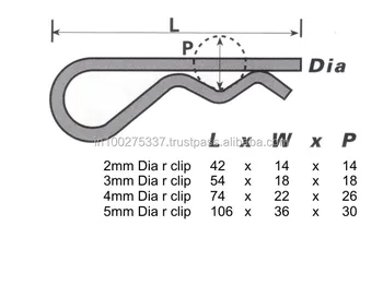 All Types Of R Clips For Usa,Uk,Australia & Nz Market - Buy Stainless ...